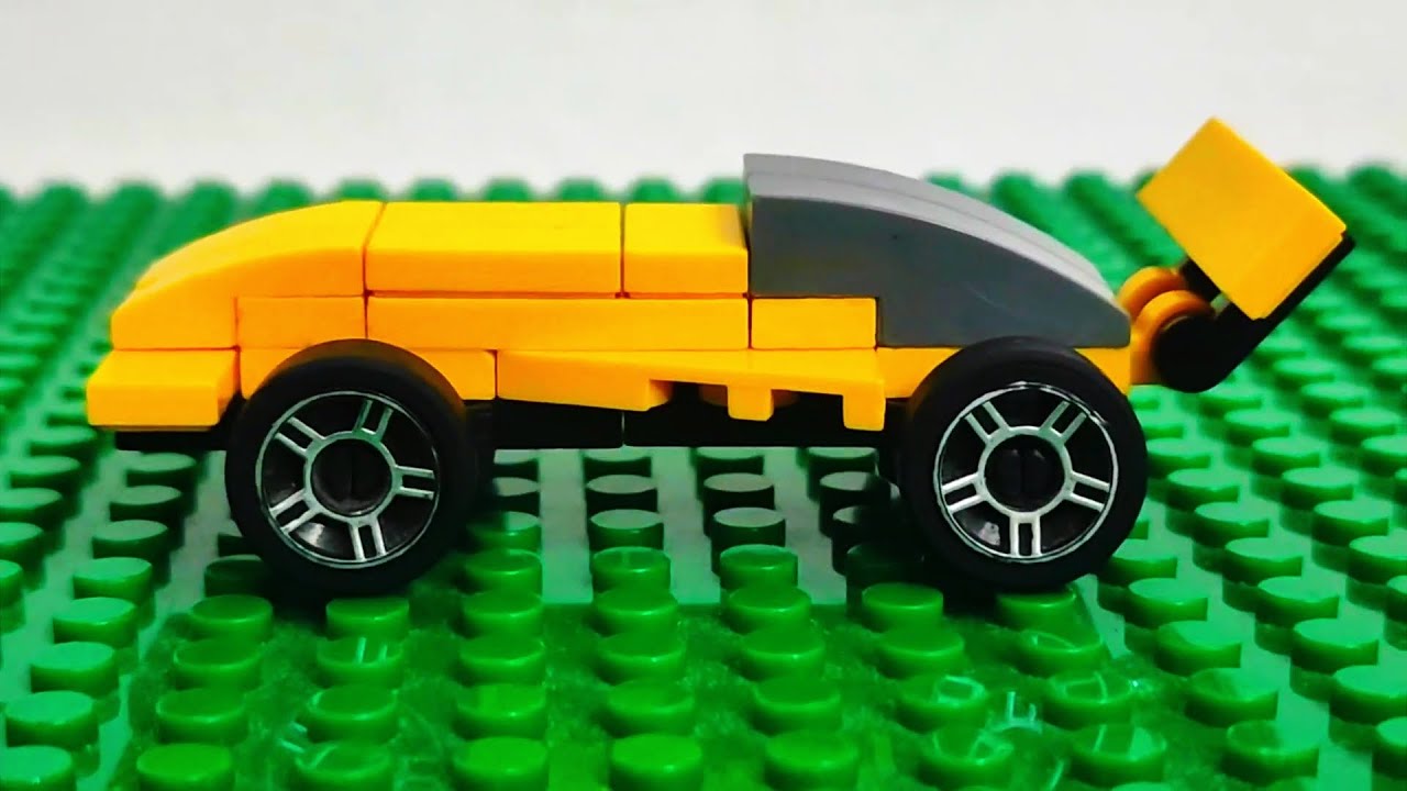I Built a yellow LEGO Racing Car 🏎️🟡 - YouTube