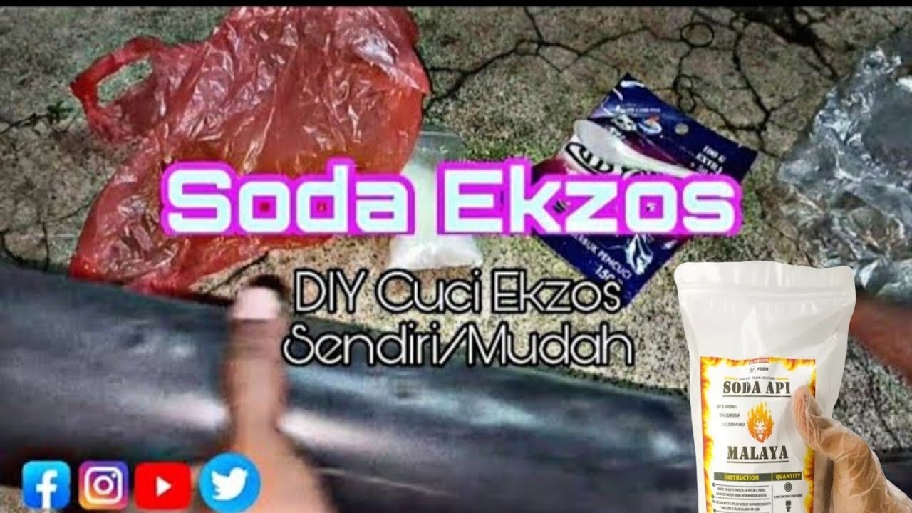 Buang keladak carbon dalam ekzos motor 2 stroke | 125zr | Tutorial ...