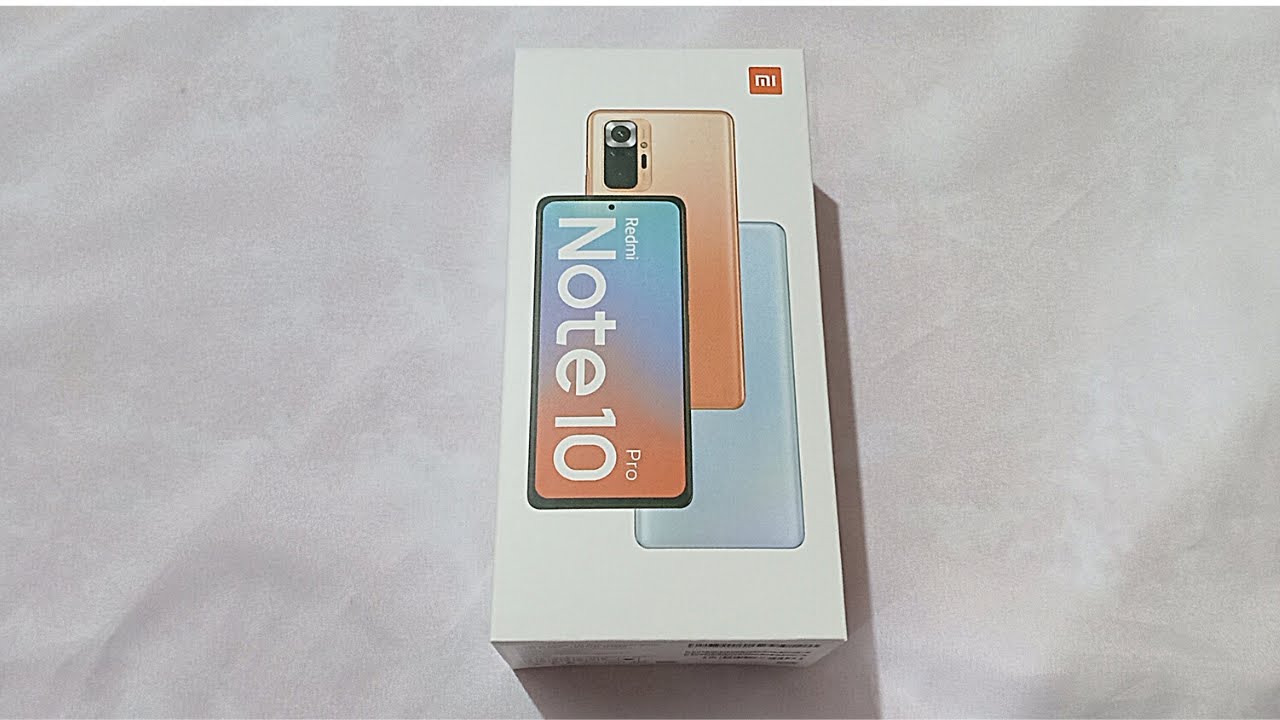 UNBOXING REDMI Note 10 Pro (GLACIER BLUE) - YouTube