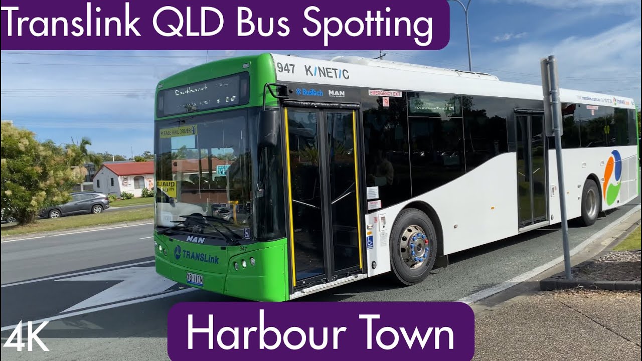 Translink QLD Bus Spotting - Harbour Town - YouTube