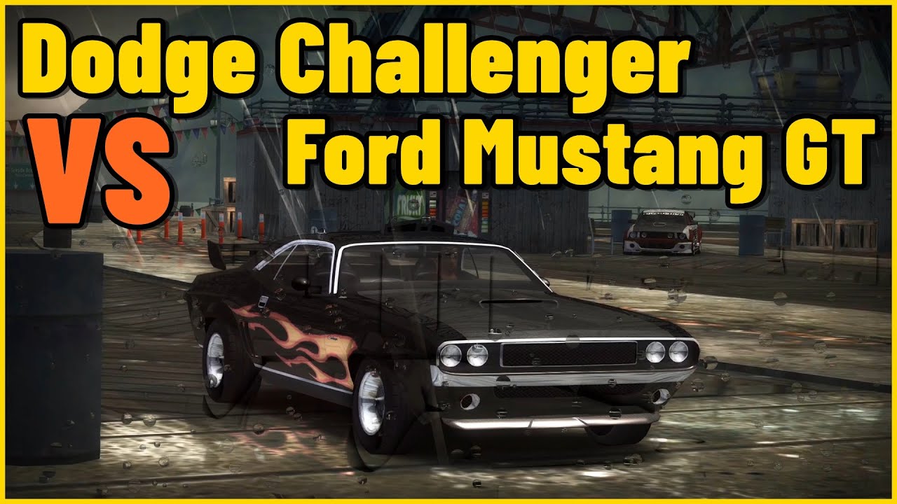 Dodge Challenger VS Jewels Ford Mustang GT l Need For Speed Most Wanted ...