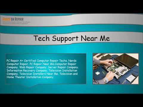 Tech Support Near Me - Geeks On Repair - YouTube