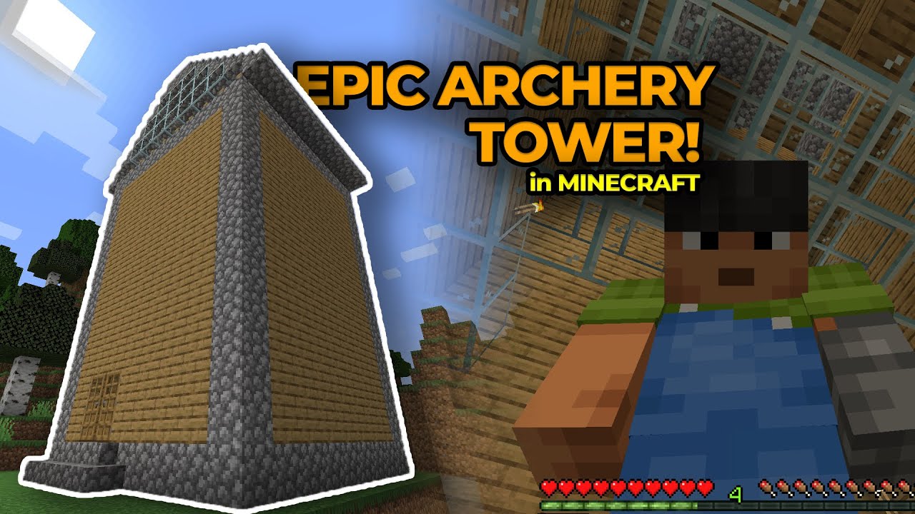 Transforming My Old Minecraft House into a Modern Home with an Epic Archery Tower! - YouTube