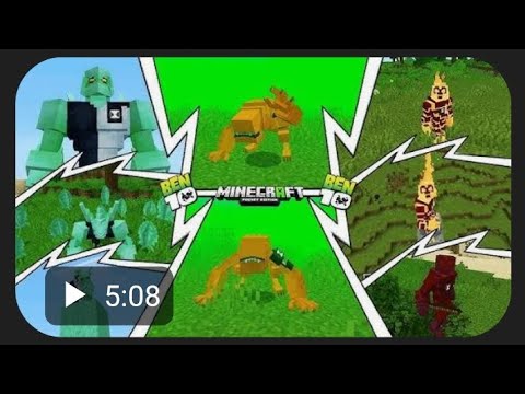 Best ben 10 alien evolution mod for Minecraft bedrock edition pocket ...
