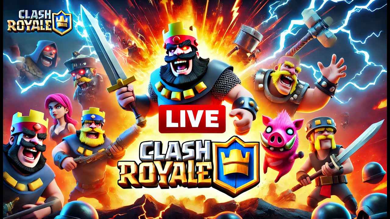 Clash Royal Trophy Push Live Stream - YouTube
