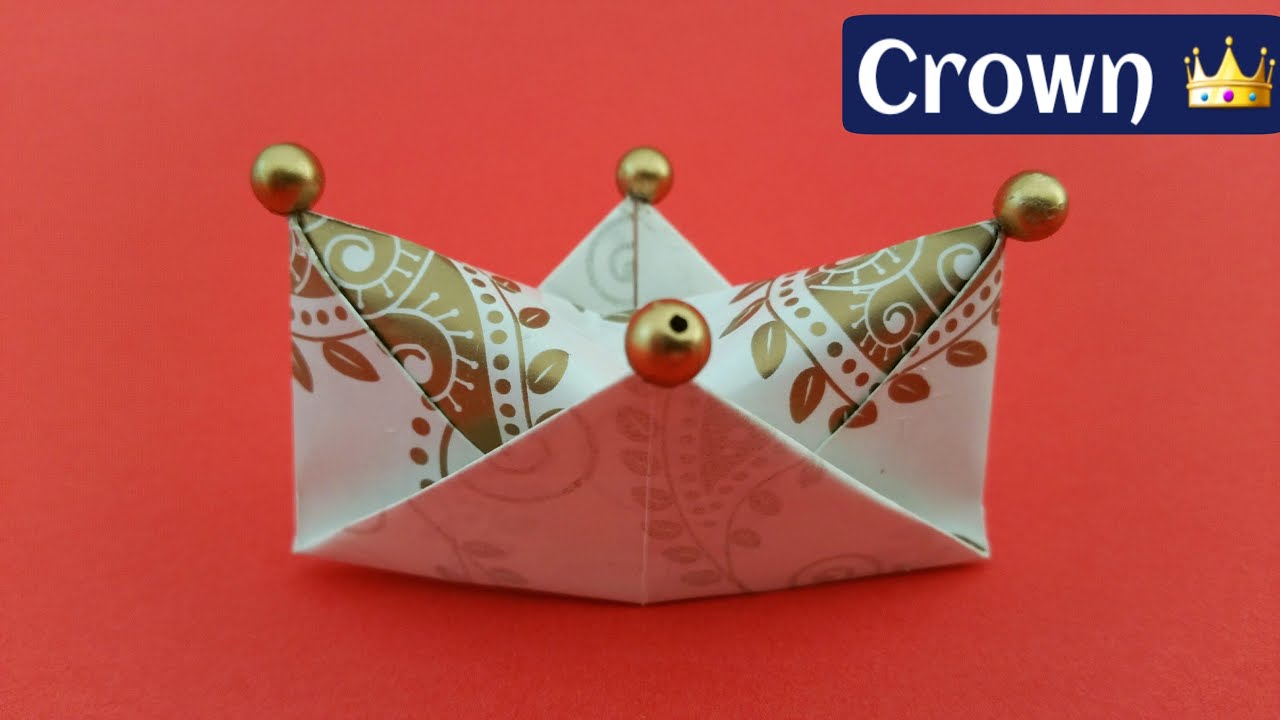 How to make a simple and easy Paper 'Royal Crown 👑 " - Costume Origami ...