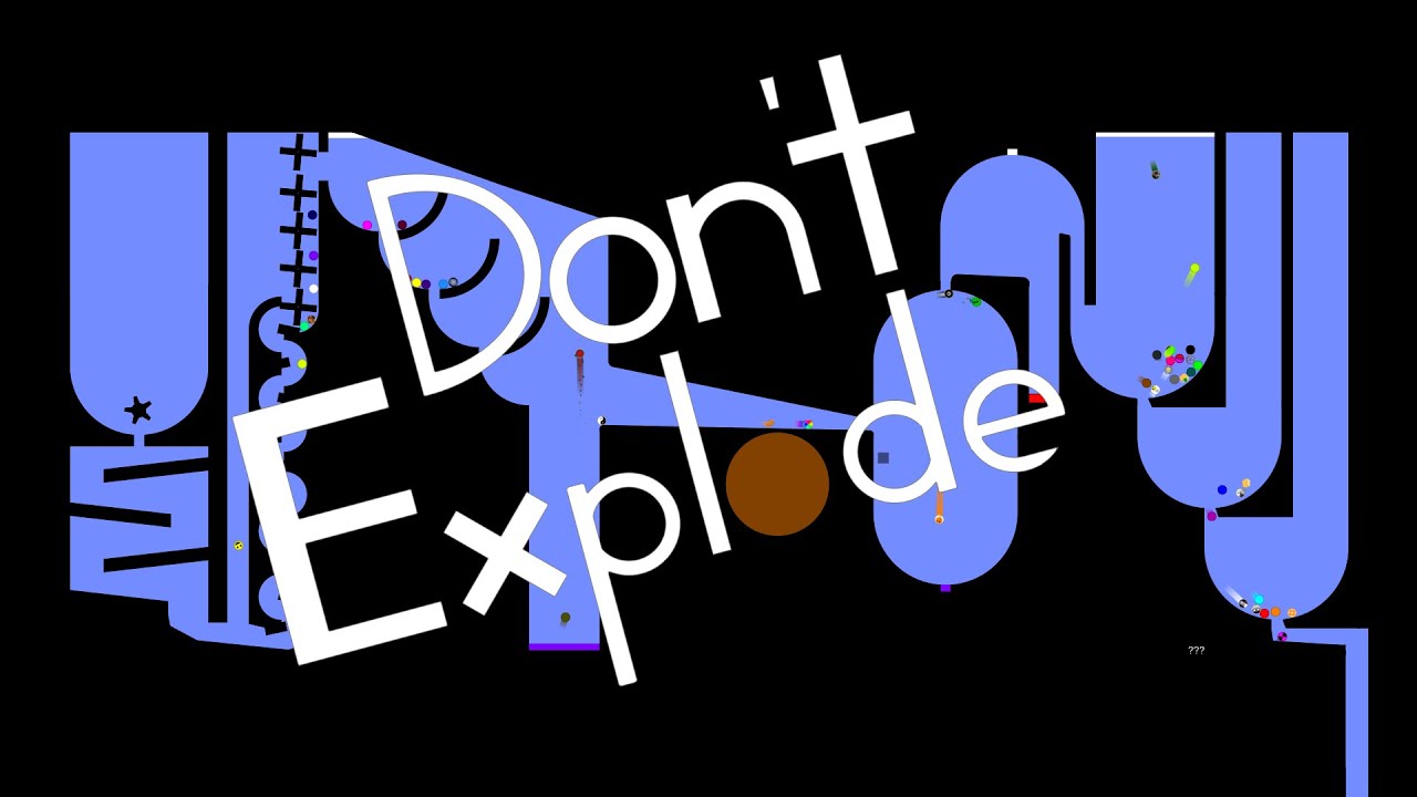 Don't Explode marble race part 1 - YouTube