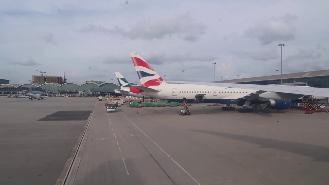CX391 Cathay Pacific 國泰航空 香港國際機場(HKG)降落 Hong Kong International Airport ...