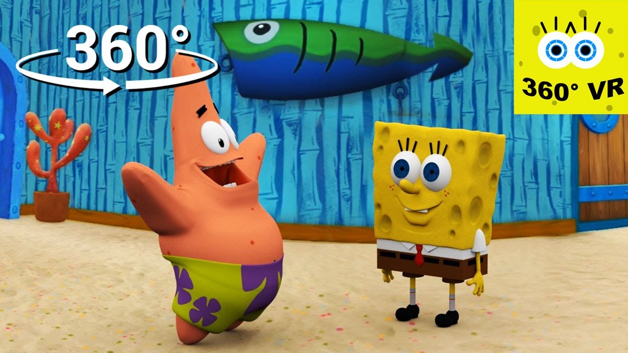 SpongeBob 360° VR | Big Pink Loser - YouTube