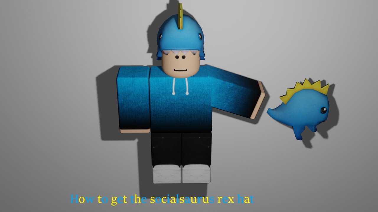How To Get The Socialsaurus Rex On Roblox - YouTube