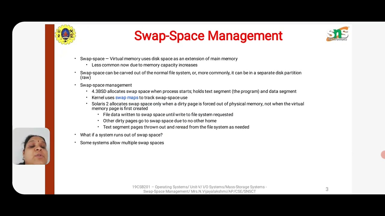 Swap space management - YouTube