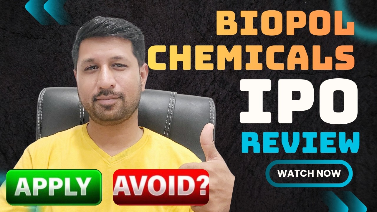 Biopol Chemicals IPO: Full Analysis, GMP, Listing Gain & Verdict! 💰 ...