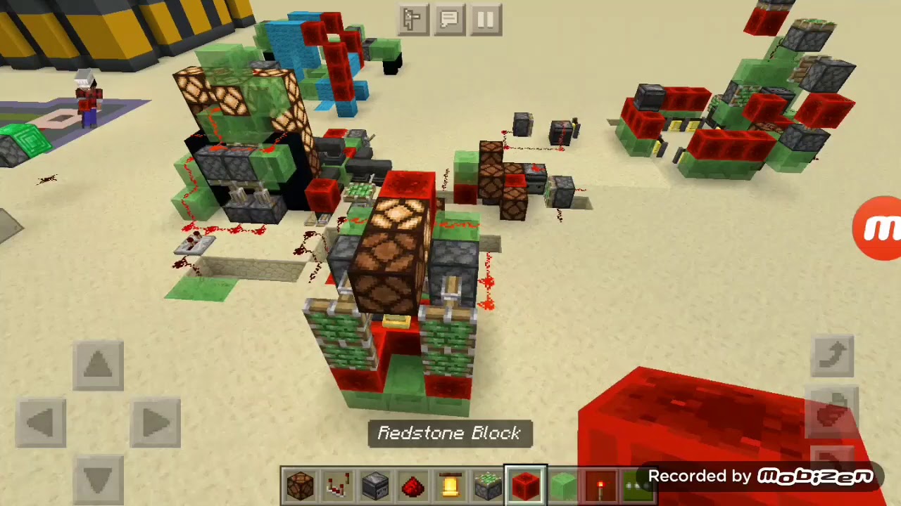 my redstone factory in minecraft - YouTube