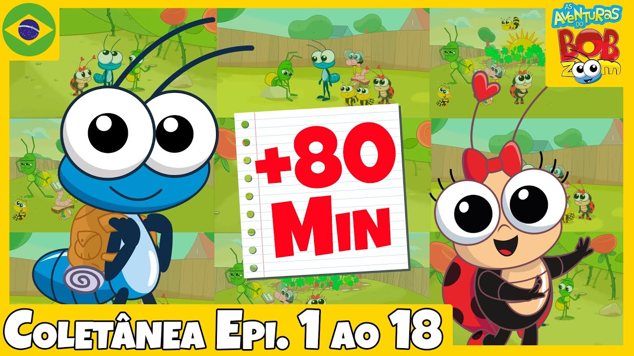 Coletânea do Bob Zoom Episódios 1 a 18 | Video Infantil Musical Oficial ...