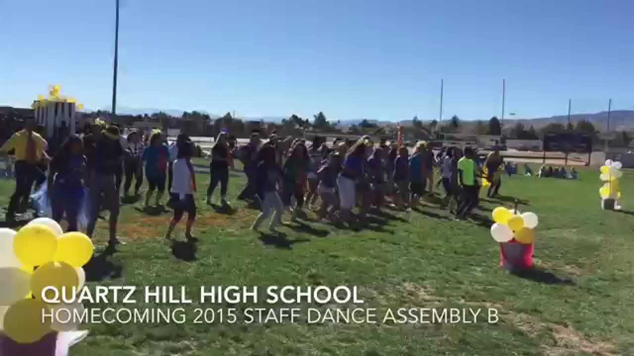 QHHS Homecoming 2015 Staff Dance - YouTube