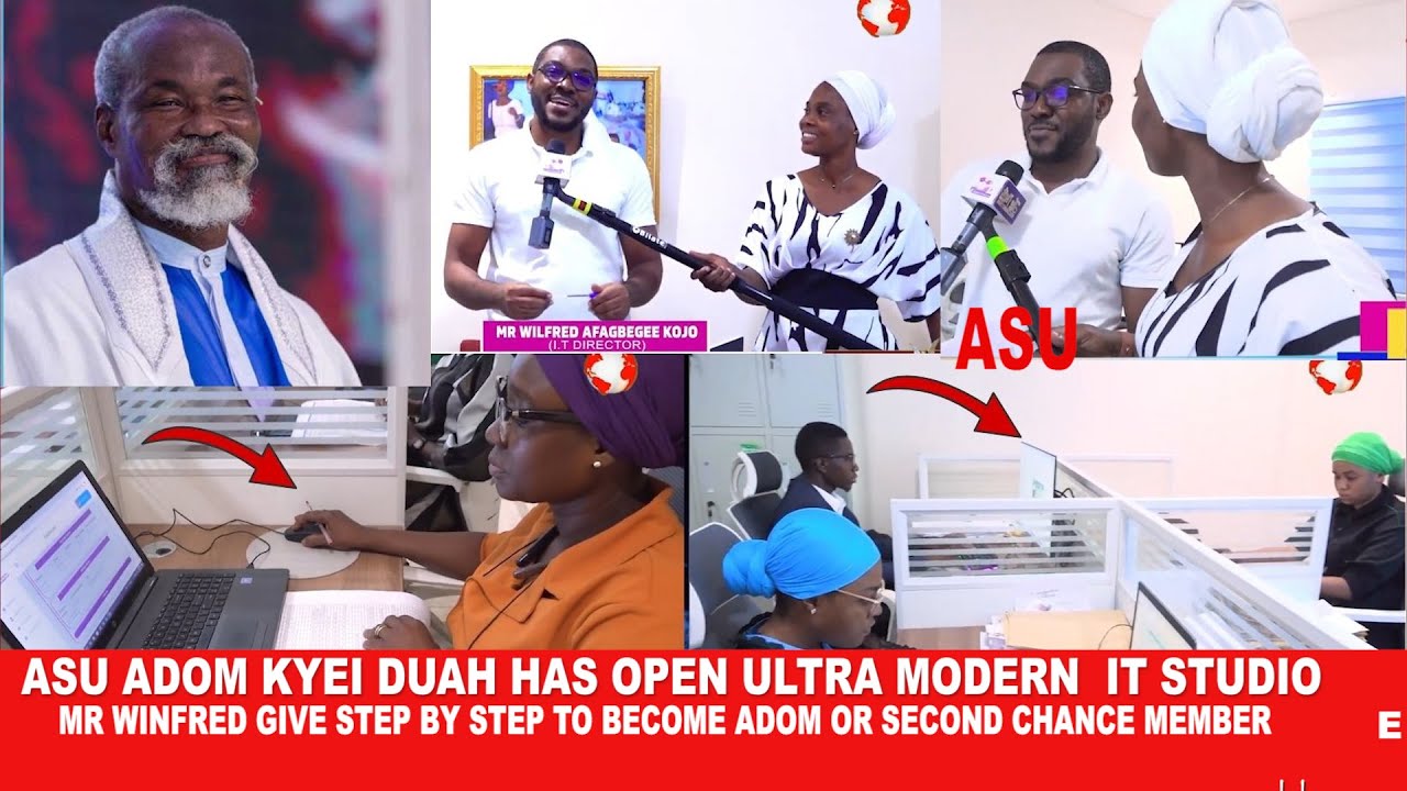 Asu Adom Kyei Duah has Open Ultra Modern IT Studio waoo ,Mr Winfred ...
