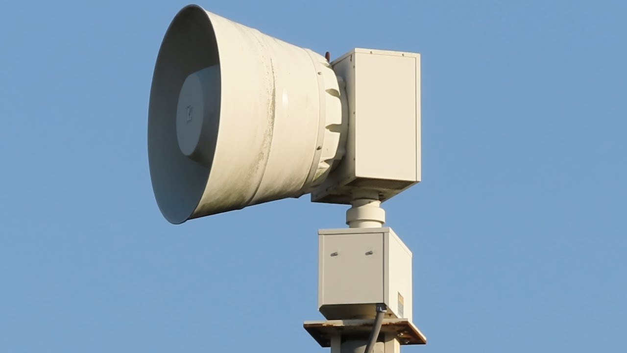 Athens-Clarke County Tornado Drill - Siren Activation - YouTube