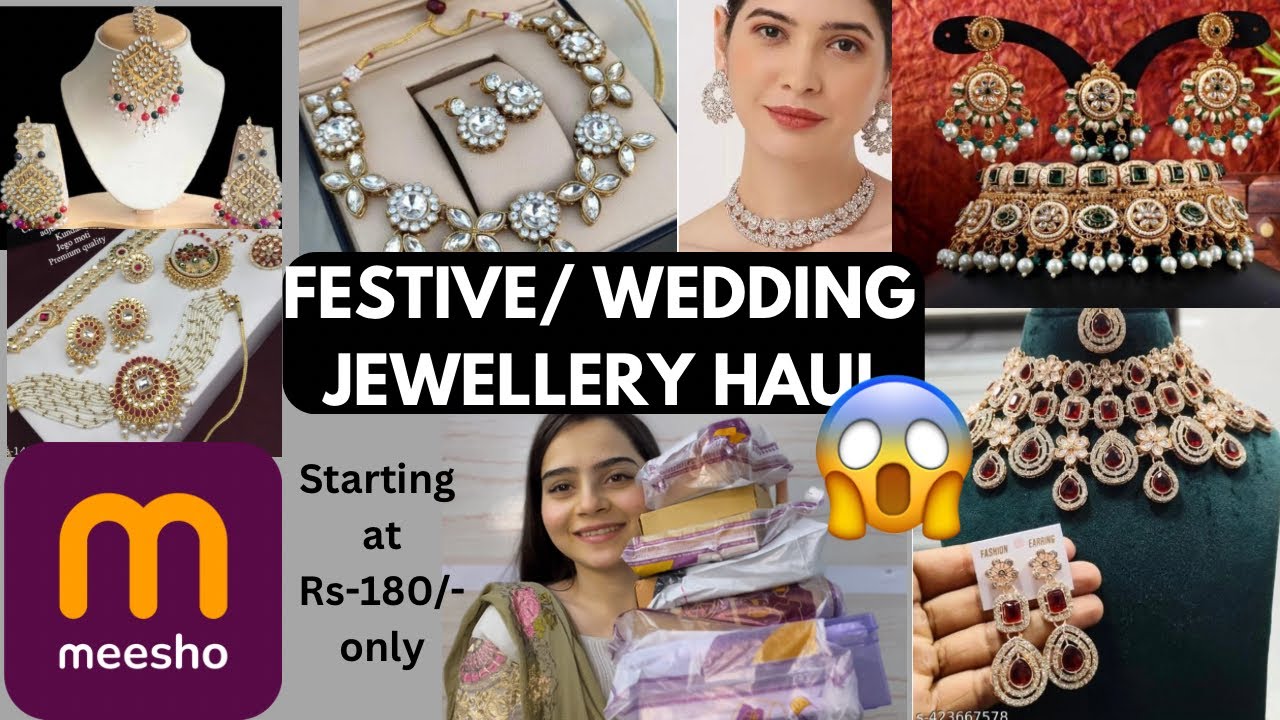 Meesho Jewelry Haul | Affordable & Stylish Jewelry under 500 # ...