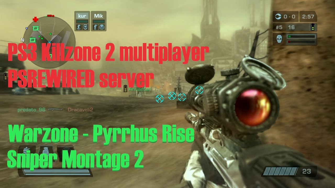 PS3 Killzone 2 Warzone 2024 - PSREWIRED - Pyrrhus Rise Sniper Kills 08-17-24 - YouTube