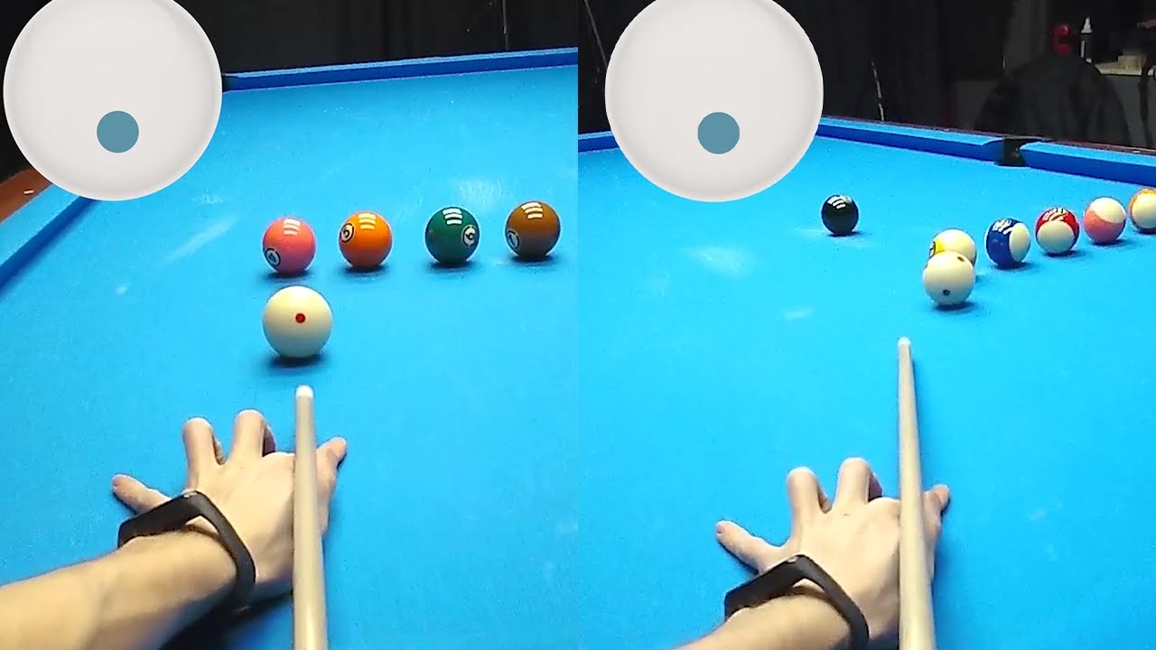 Pool shark flawlessly demonstrates a tough billiard drill || WooGlobe ...