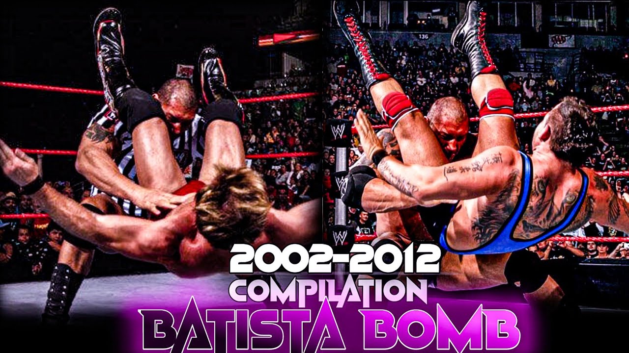 Every Batista Bomb from 2002 to 2012 | WWE Highlights - YouTube