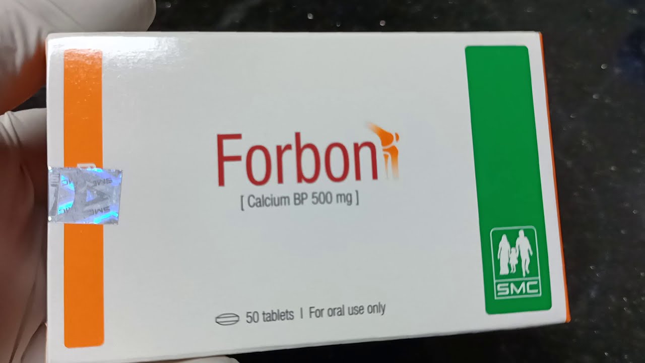 Forbon Tablet (Calcium Carbonate BP 1250 mg equivalent to 500 mg of ...