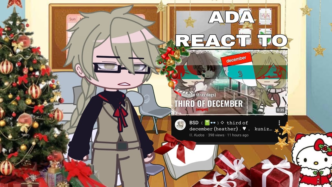 ADA react to "Third of December" || BSD || kunizai || GCRV - YouTube