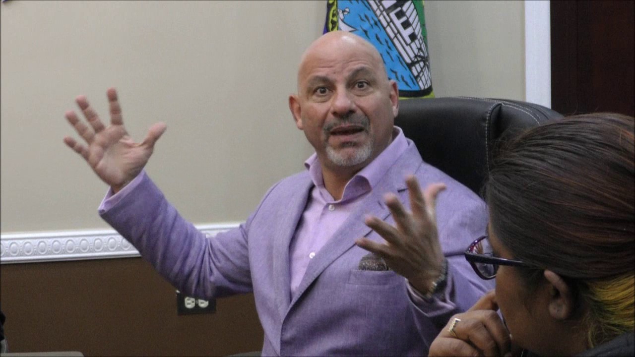 Hilton Hotel for Sando ... South Park CEO Anthony Rahael to Mayor Junia ...