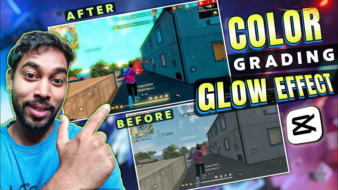 Color grading with GLOW effect - YouTube