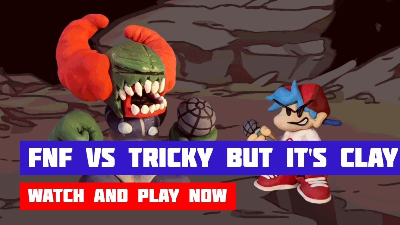 Friday Night Funkin' (FNF) vs Tricky BUT IT'S CLAY | Online Build - YouTube
