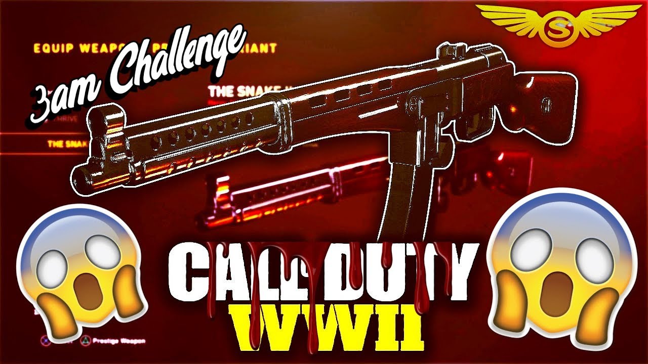 Call Of Duty WW2 : DON'T DO THIS A 3 AM NEVER PLAY COD AT 3AM | GONE WRONG | - YouTube