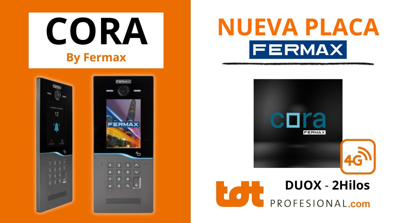 ¡Nueva placa CORA Fermax! | Innovación Videoporteros 2025 - YouTube