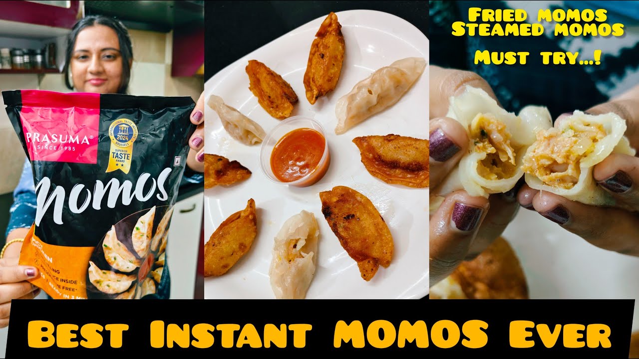 Best Instant Momos | Momos Under 3 Mins | Must try - Karthik With ...