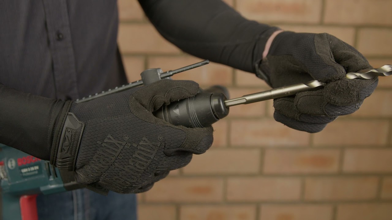 How to drill into Masonry with a SDS Drill Bit - YouTube