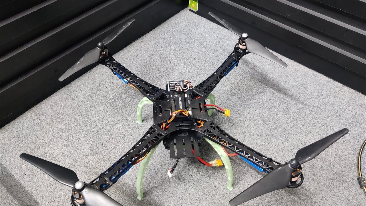 Drone indoor Flight Test - YouTube