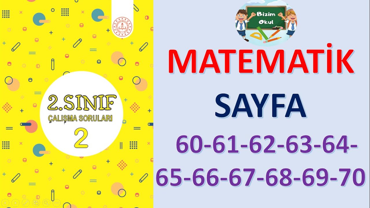 2 Sınıf çalışma soruları 2 Matematik sayfa 60 61 62 63 64 65 66 67 68 ...