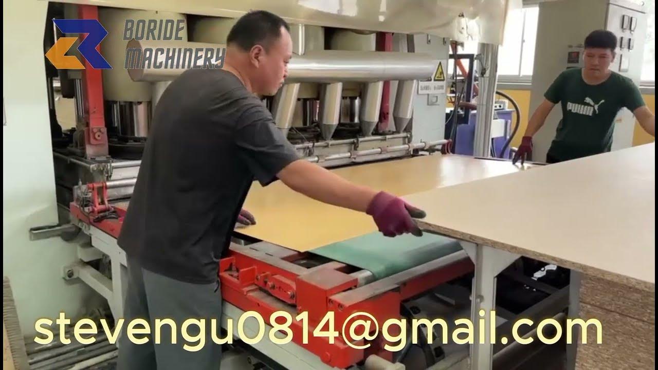 Mastering Efficiency with Semi-Automatic Short Cycle Press Machine for Melamine Panels!" - YouTube