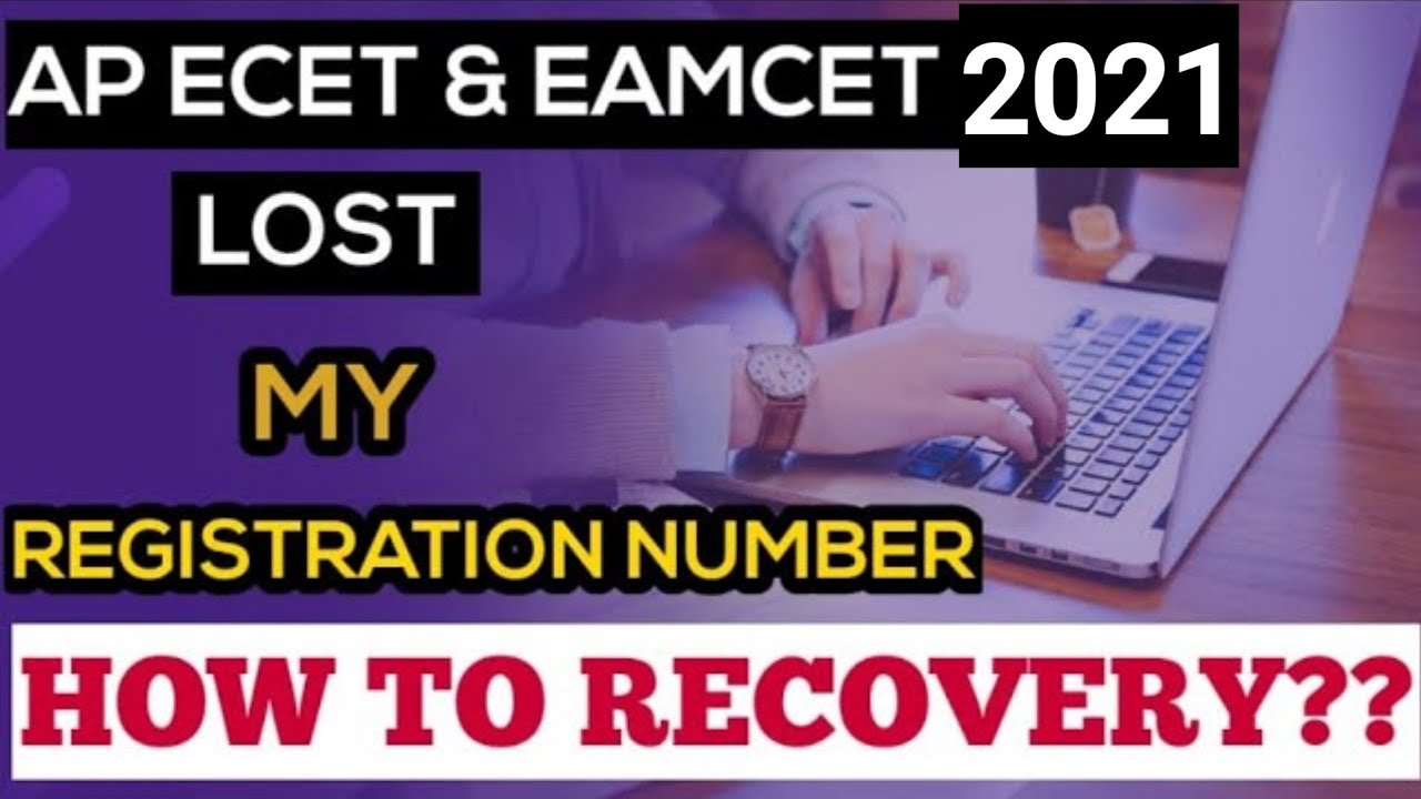 Lost my registration number || how to recovery || ecet, eamcet, icet ...