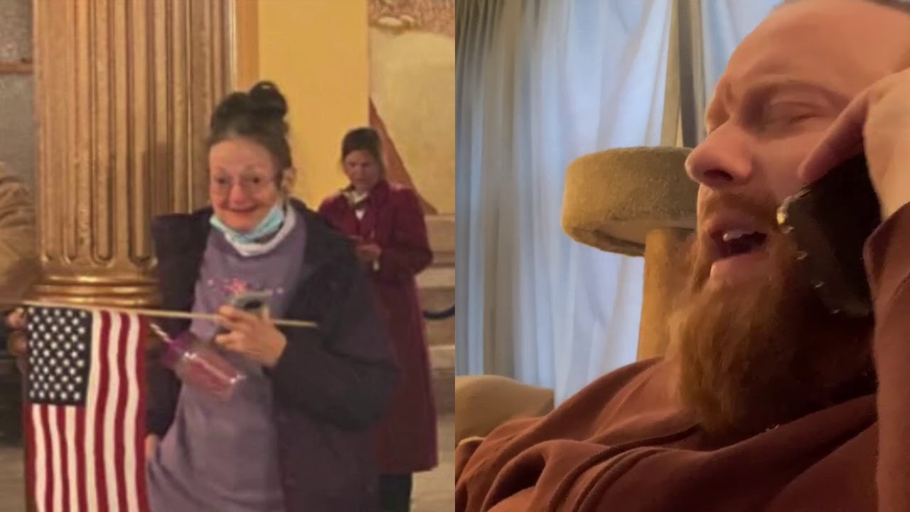 I can't believe my grandma stormed the capitol - YouTube