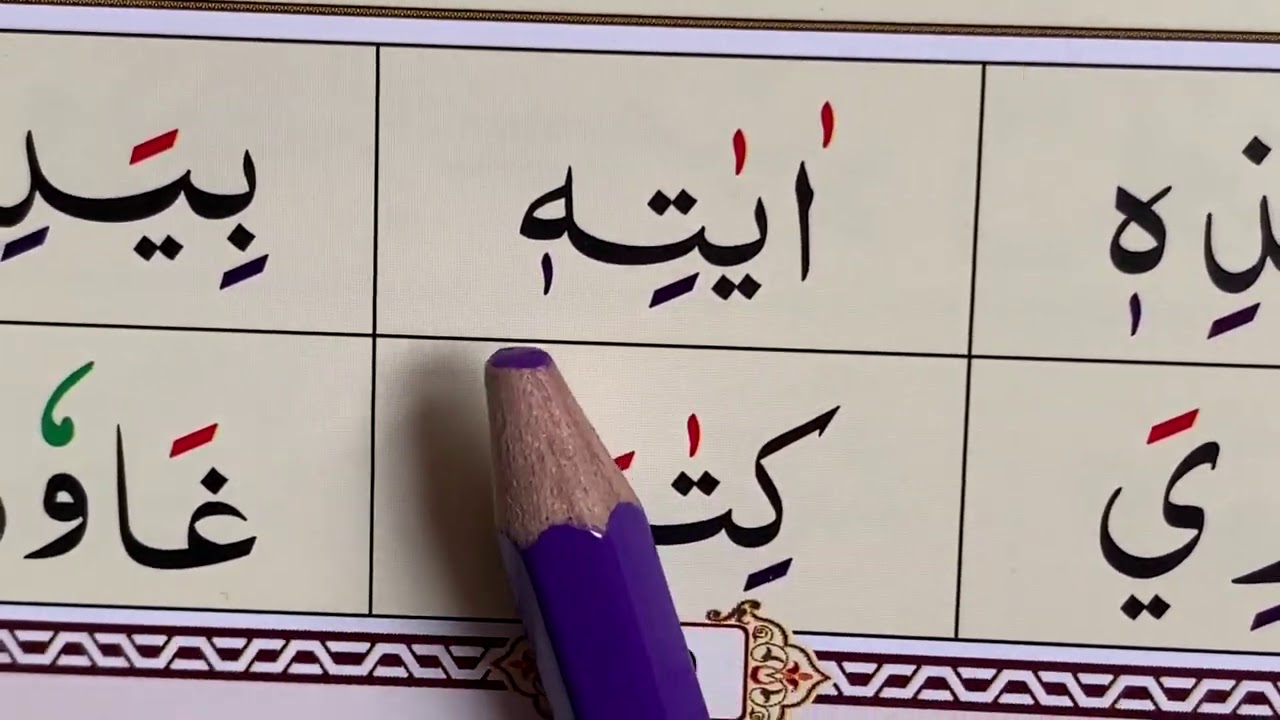 Qaida lessons 21, applying standing ZABAR,standing ZER, and upside down ...