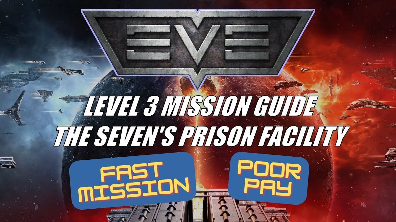 EVE Online: Level 3 Mission Guide - The Seven's Prison Facility - YouTube