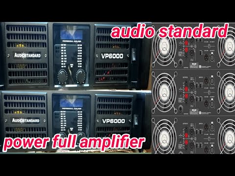audio standard VP 6000 amplifier full power amplifier audio standard ...