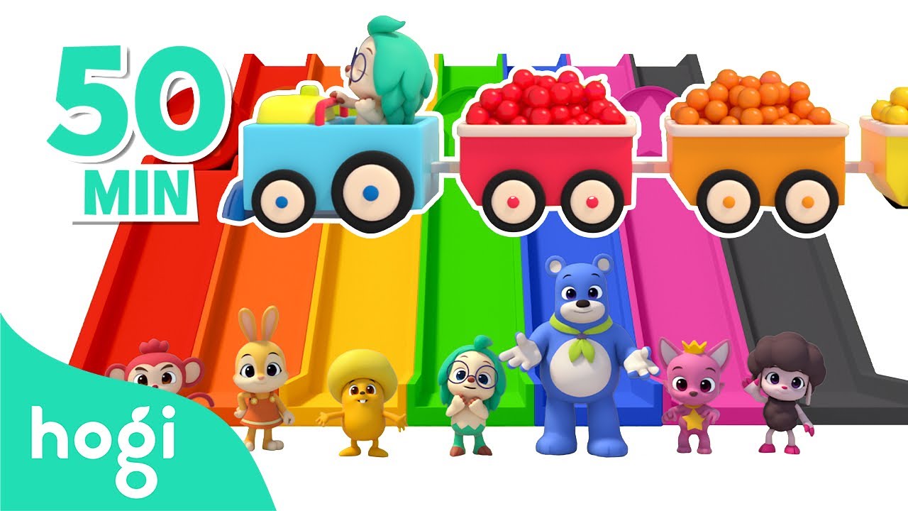 Best Sing Alongs and Colors of May｜Color Trains + More Nursery Rhymes ...