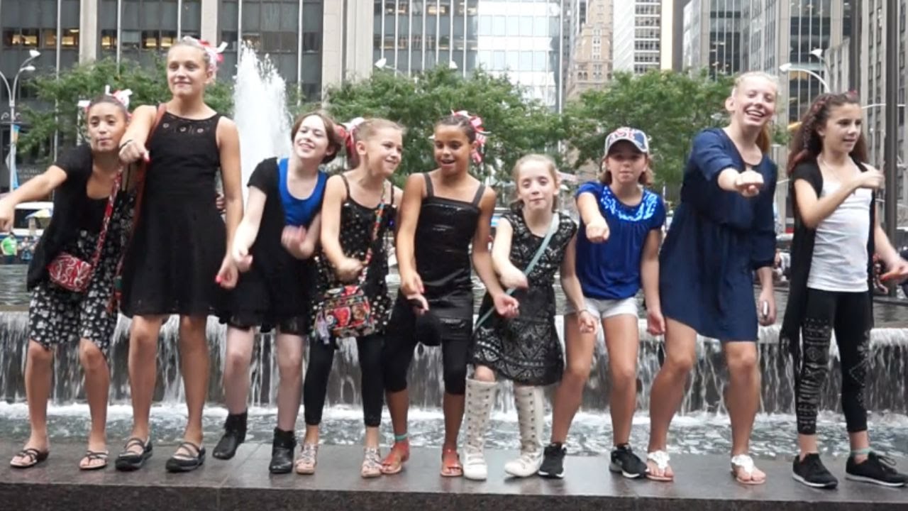 Watch Us WHIP! 9 GymnastsTake Over NYC | Flippin' Katie - YouTube