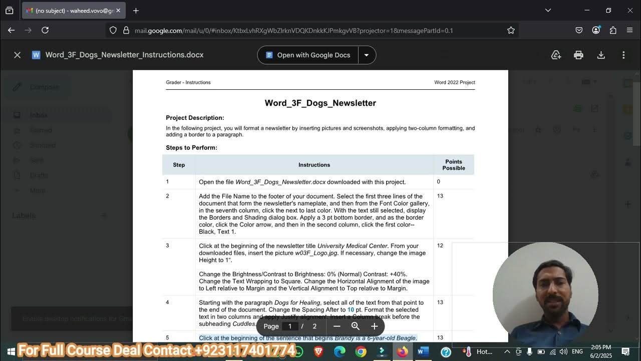 Word_3F_Dogs_Newsletter | Word 3F Dogs Newsletter - YouTube