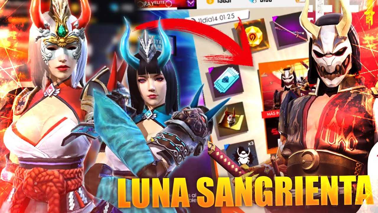 ASI REGRESARA EL SET LUNA SANGRIENTA en FREE FIRE - YouTube