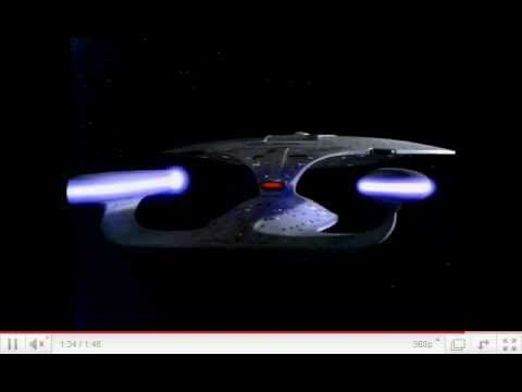 Star Trek TNG Enterprise-D Warp with TMP Director's Cut Warp Sound ...