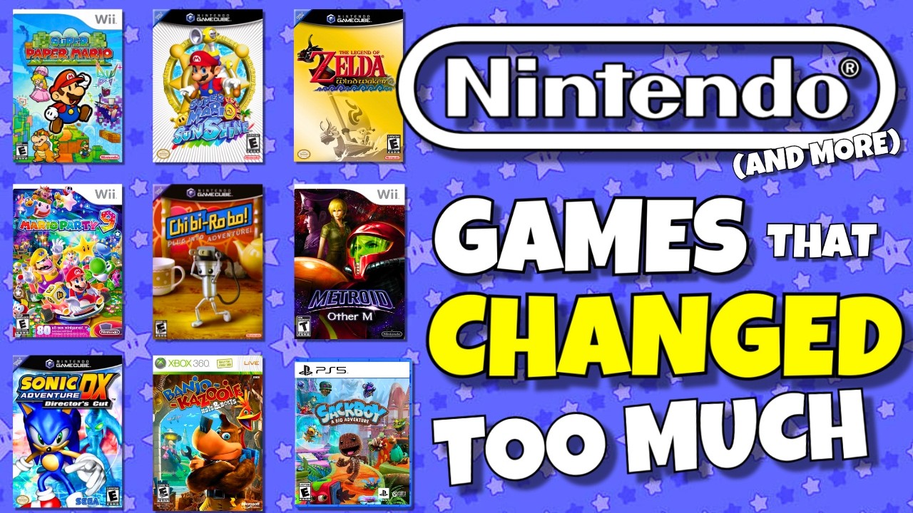 Nintendo Games That Changed Too Much! - YouTube