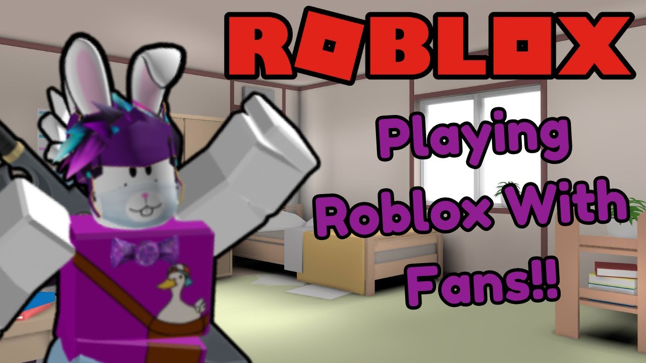 Playing Roblox With Fans!! - YouTube