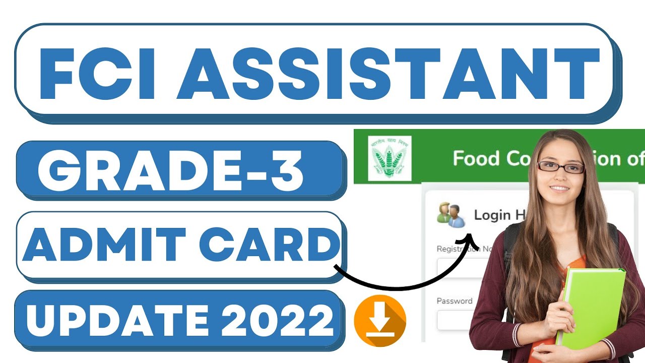 fci assistant grade 3 admit card 2022 | how to download fci ag 3 admit ...